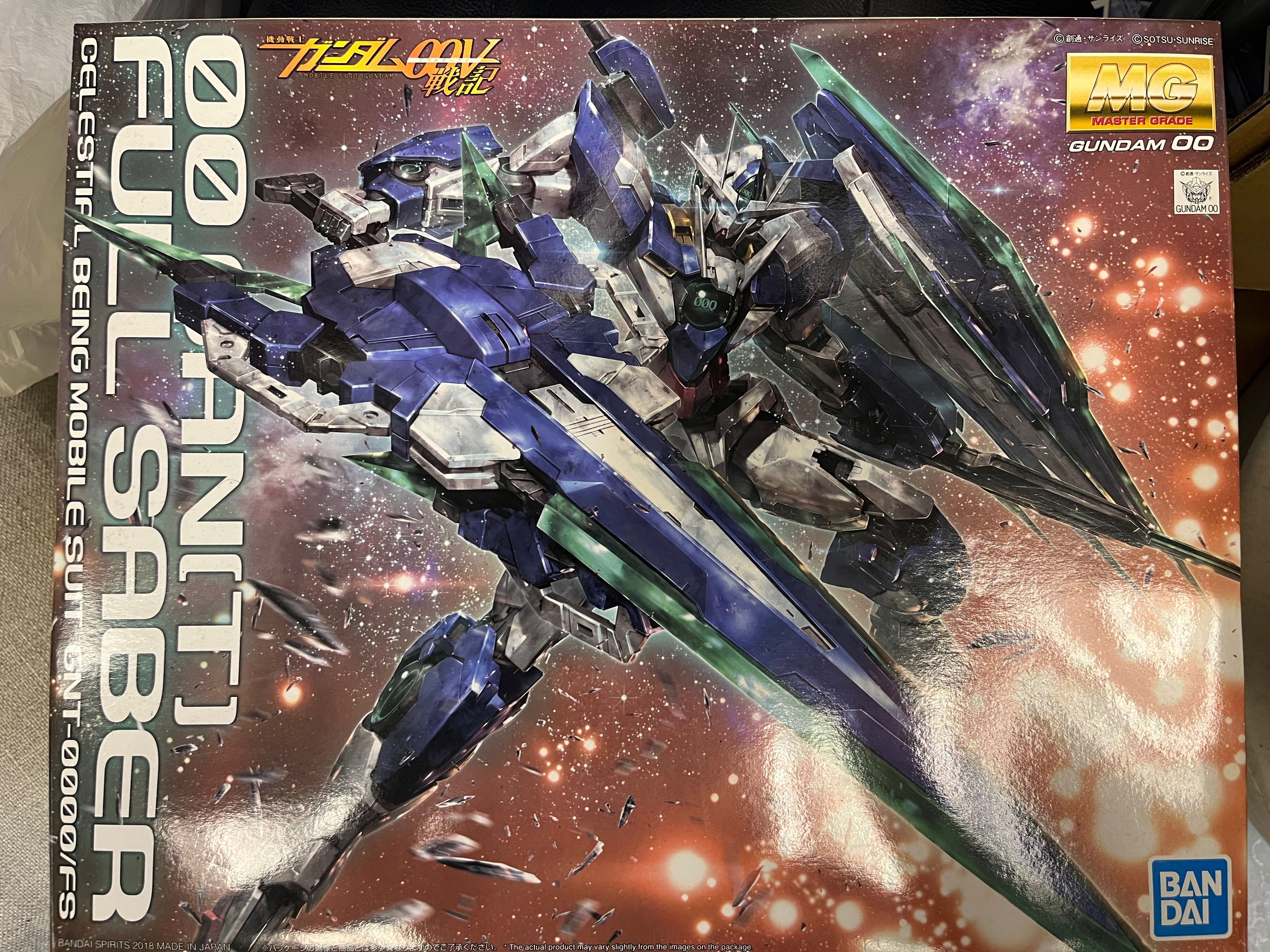 MG 00 quanta 00q full saber 高達 00 gundam 00, 興趣及遊戲, 玩具 & 遊戲類 - Carousell