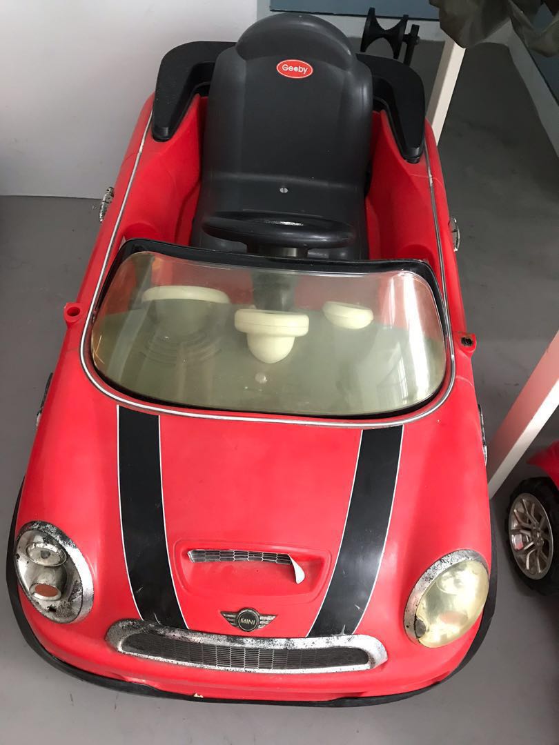 Mini Cooper / Ferrari Electrical car, Babies & Kids, Infant Playtime on ...