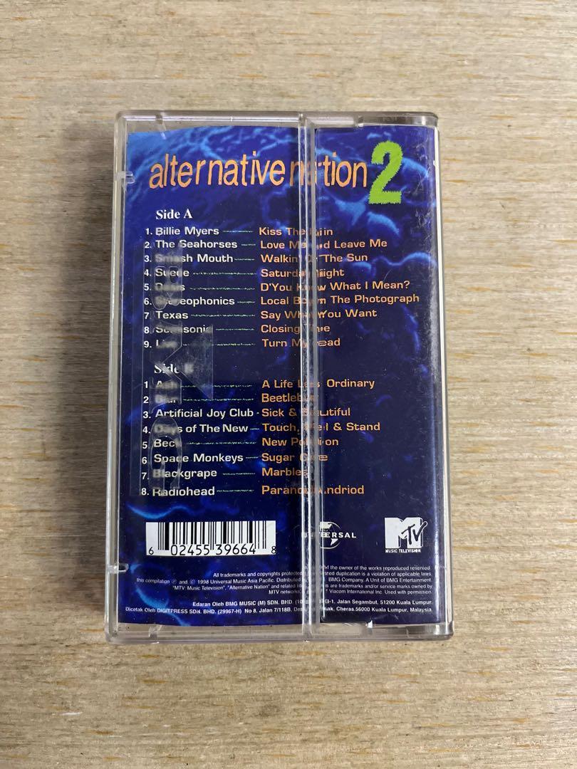 MTV ALTERNATIVE NATION 2 CASSETTE TAPE (ORIGINAL COMPILATION ), Hobbies ...