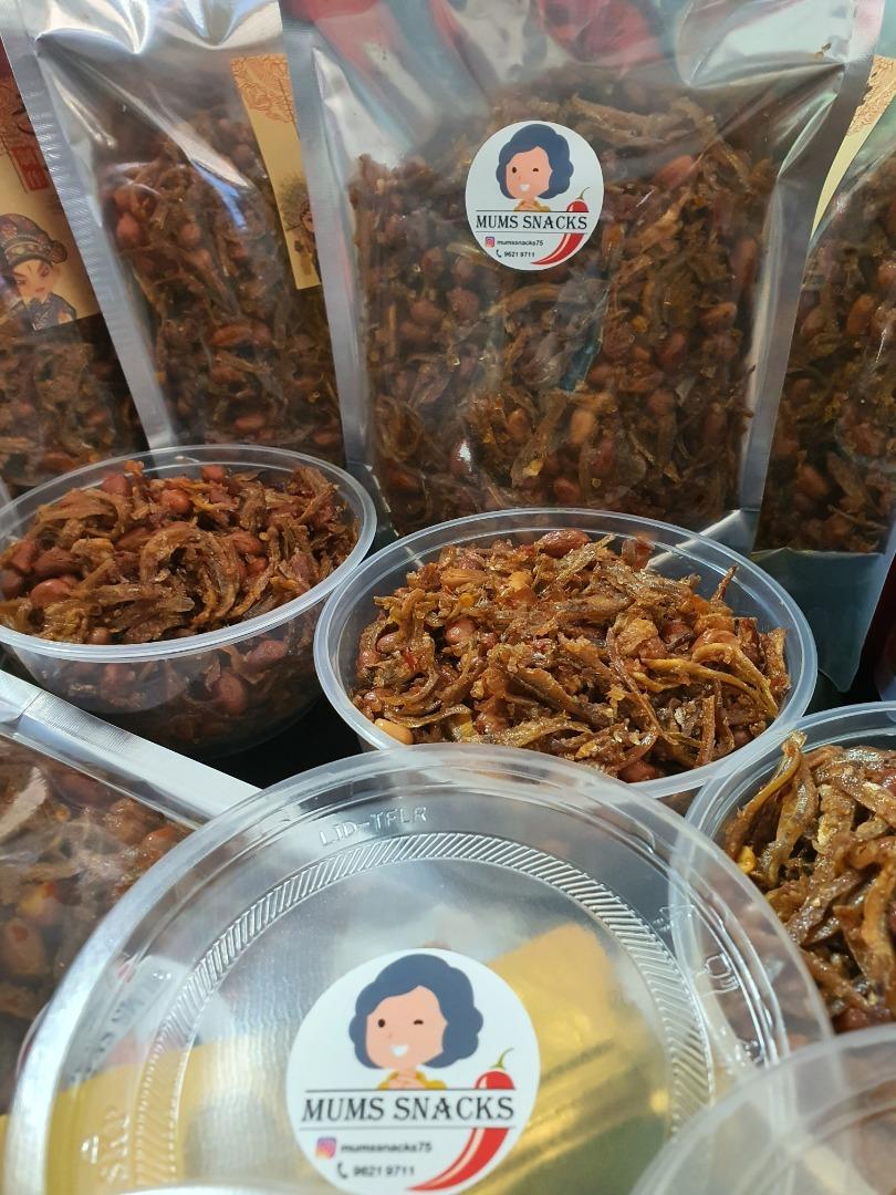 Mums Snacks Chilli Ikan Bilis & Peanuts, Food & Drinks, Packaged & Instant Food on Carousell