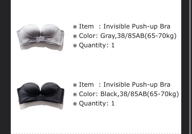 New Push Up Half cup bra, Women's Fashion, New Undergarments ...