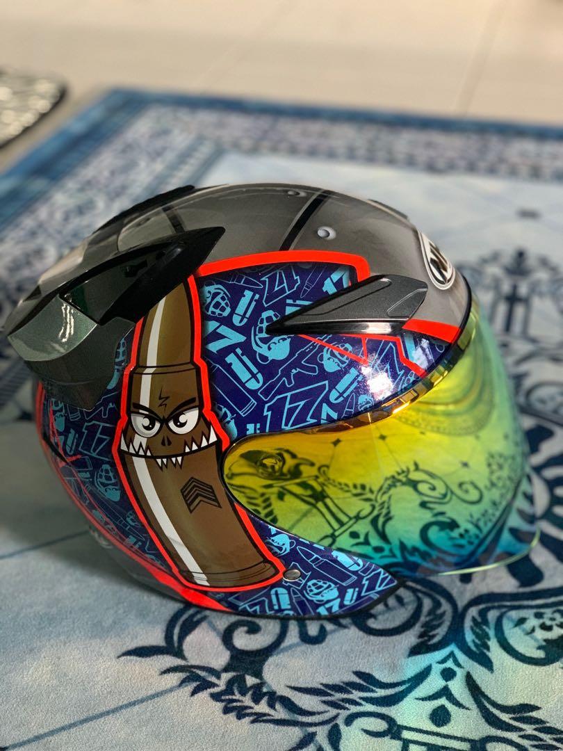 NHK helmet, Motorcycles, Motorcycle Apparel on Carousell