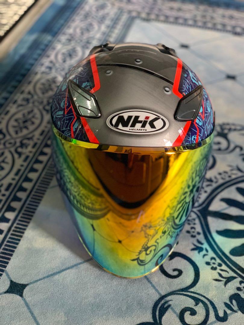 NHK helmet, Motorcycles, Motorcycle Apparel on Carousell