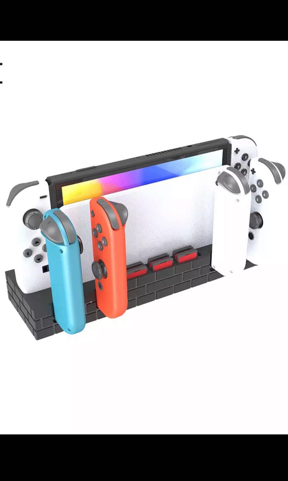 Nintendo Switch Charging dock Mario Brick design, Video Gaming, Gaming ...