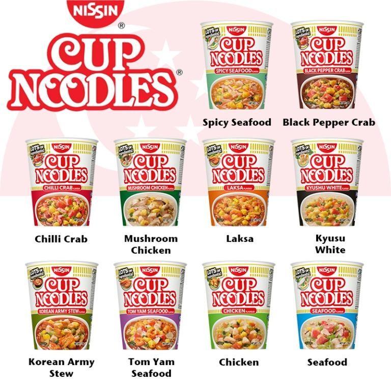 Nissin cup noodles, Food & Drinks, Packaged & Instant Food on Carousell