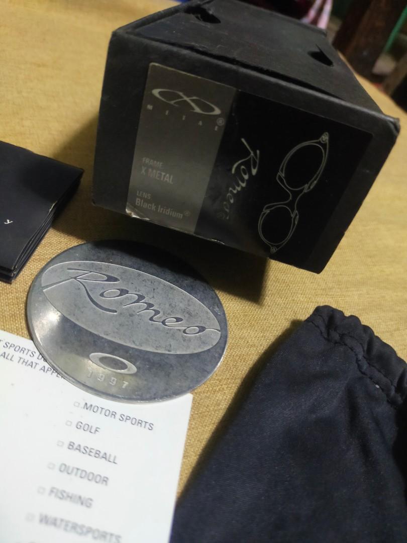 Oakley Romeo 1 Box and coin, Luxury, Accessories on Carousell