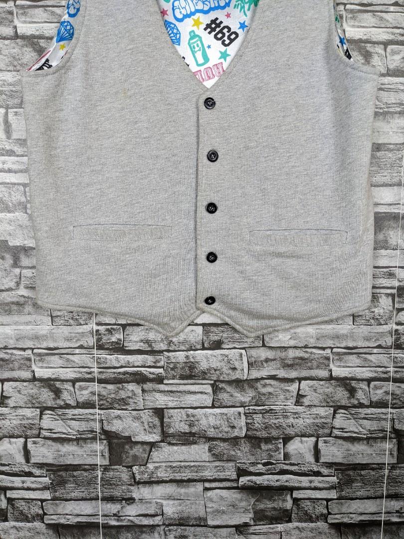 Octopus Army Japanese Streetwear Plain Vest Jacket, Men's Fashion, Tops ...