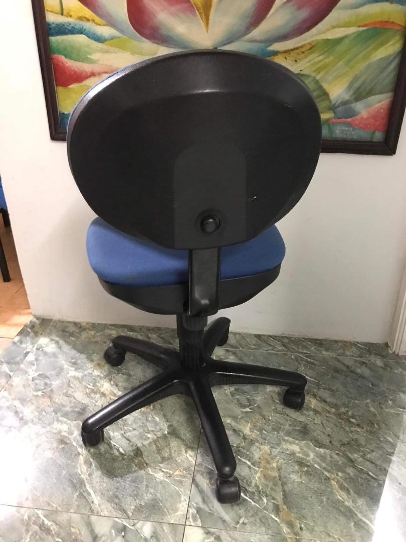 Office chair no arm rest, Furniture & Home Living, Furniture, Chairs on ...