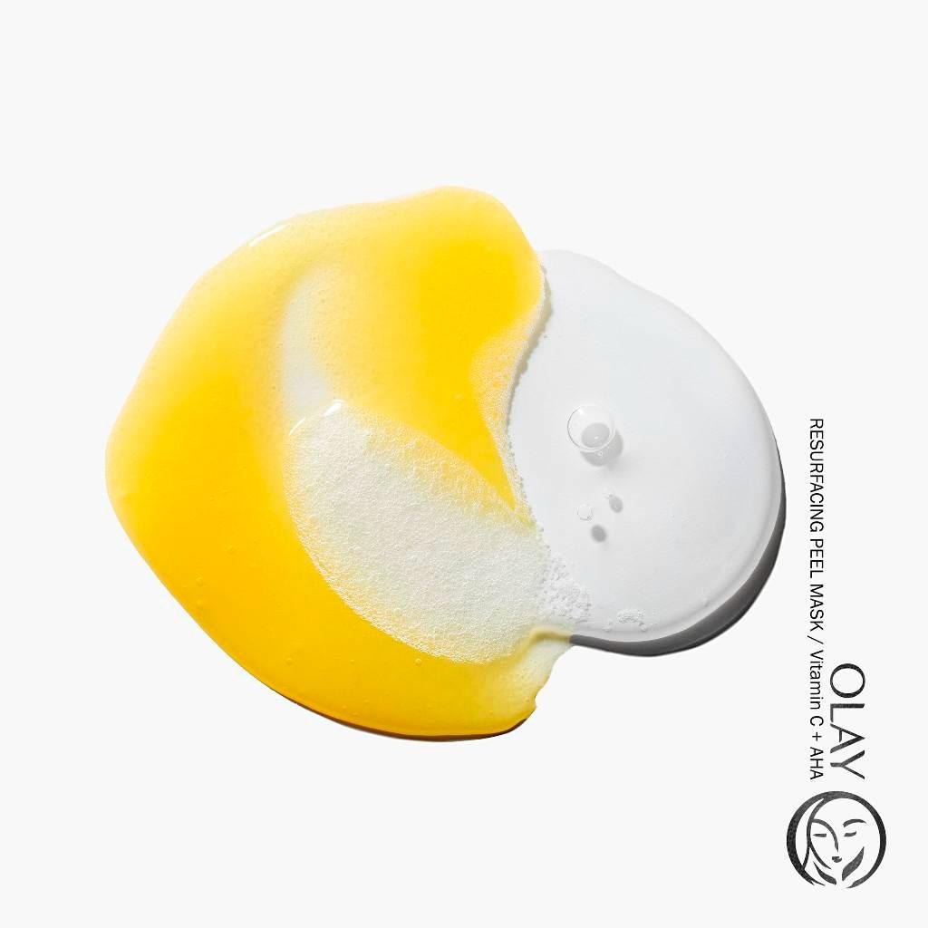 Olay Masks 2 Step Vitamin C + AHA Resurfacing Peel Activator, Beauty ...