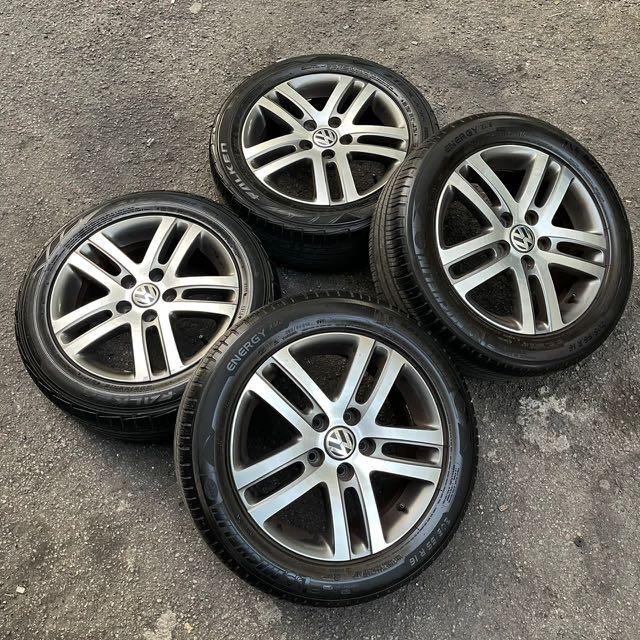 Original 16 inch sport rim Volkswagen Golf tyre 70%, Auto Accessories ...