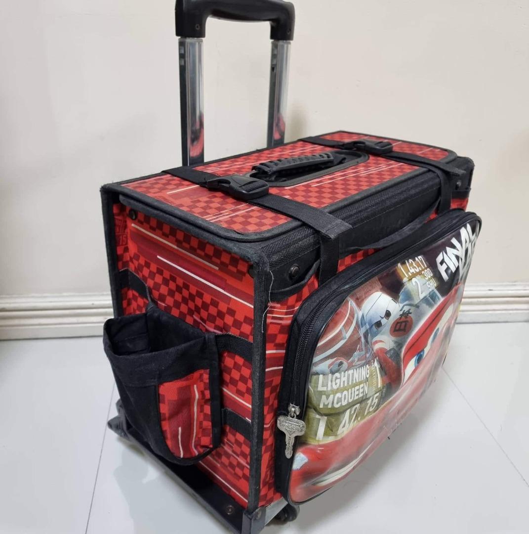 Original Disney Cars Box Type Trolley Bag, Hobbies & Toys, Stationary ...