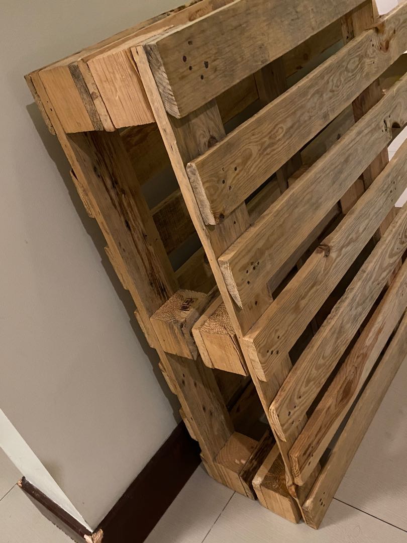 Palet Crates x4, Furniture & Home Living, Home Improvement ...