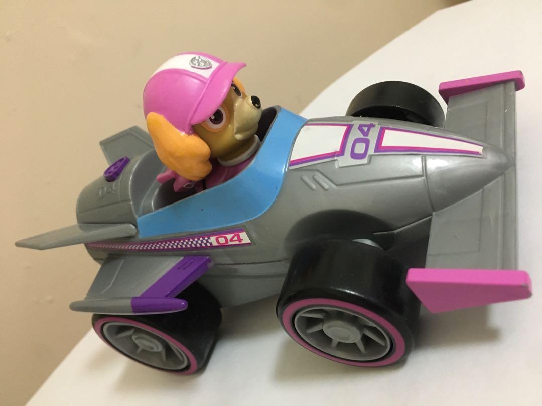 Paw patrol toy ready race rescue - race & go deluxe vehicle & figure ...