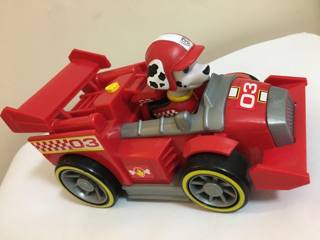 Paw patrol toy ready race rescue - race & go deluxe vehicle & figure ...