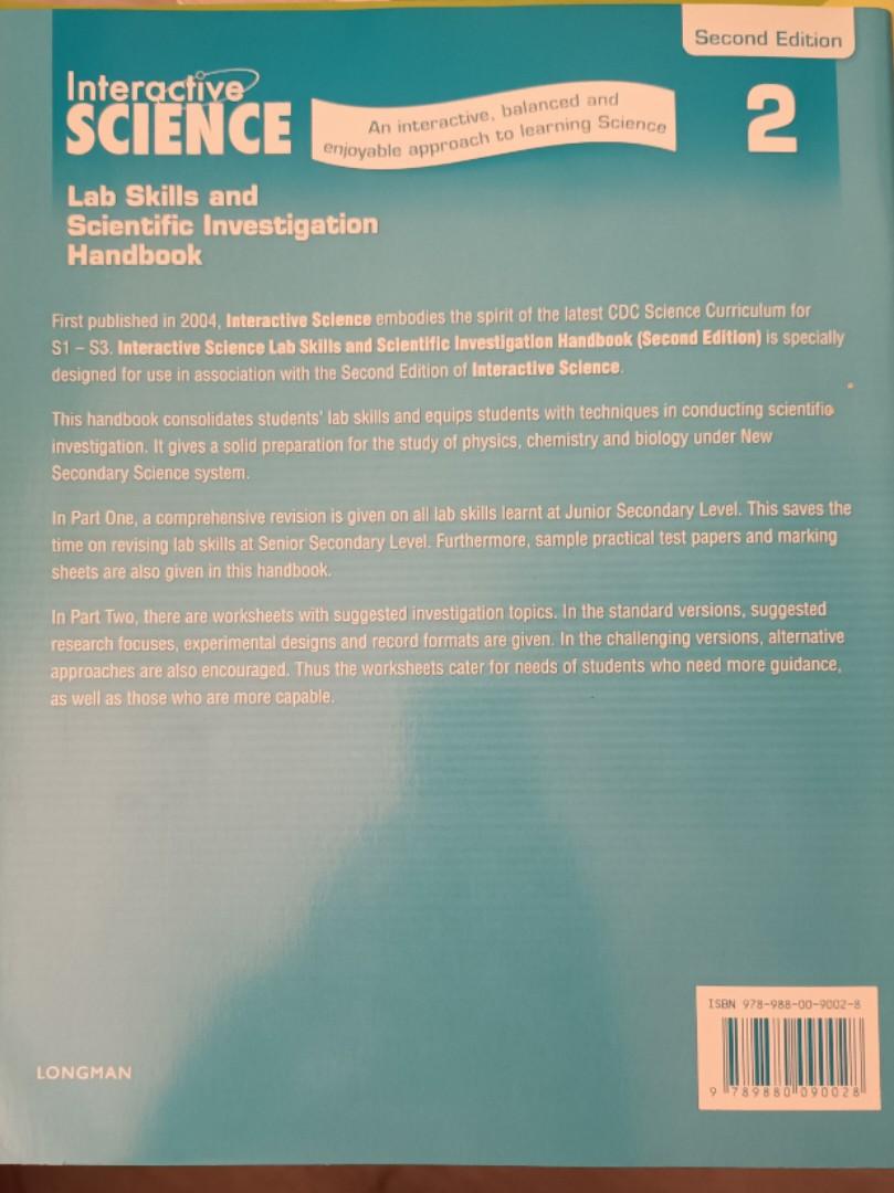 Pearson Interactive Science 2 Lab Skills And Scientific Investigation