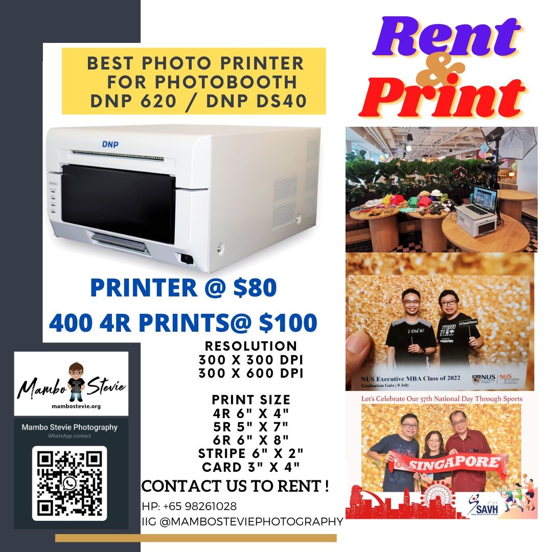 Photobooth Printer Rental: DNP620 DS40 Printer for RENT, Photography ...