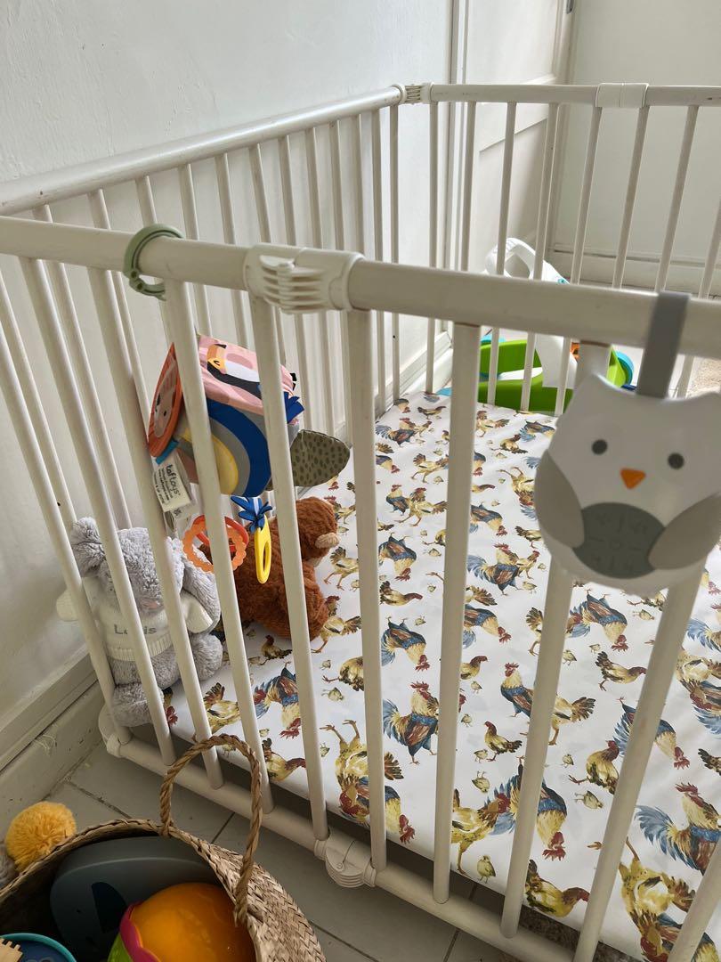Playpen white (geuther brand original), Babies & Kids, Infant Playtime ...