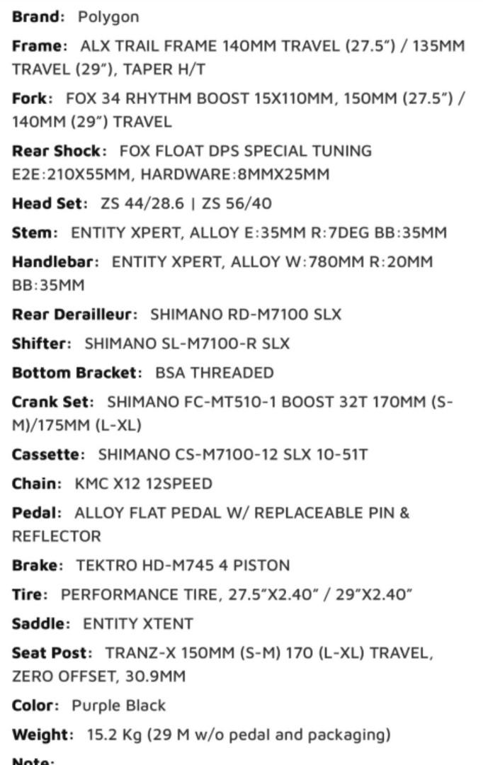 Polygon T8 full sus, Sports Equipment, Bicycles & Parts, Bicycles on ...