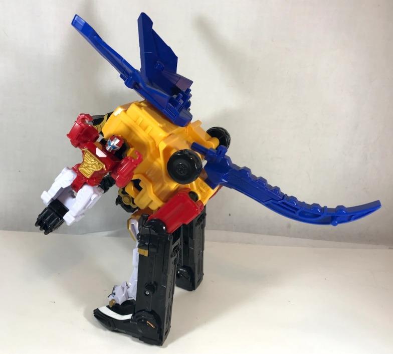 5 ZORDS BANDAI DX Ninja Steel Megazord Power Rangers with Battle Gear ...