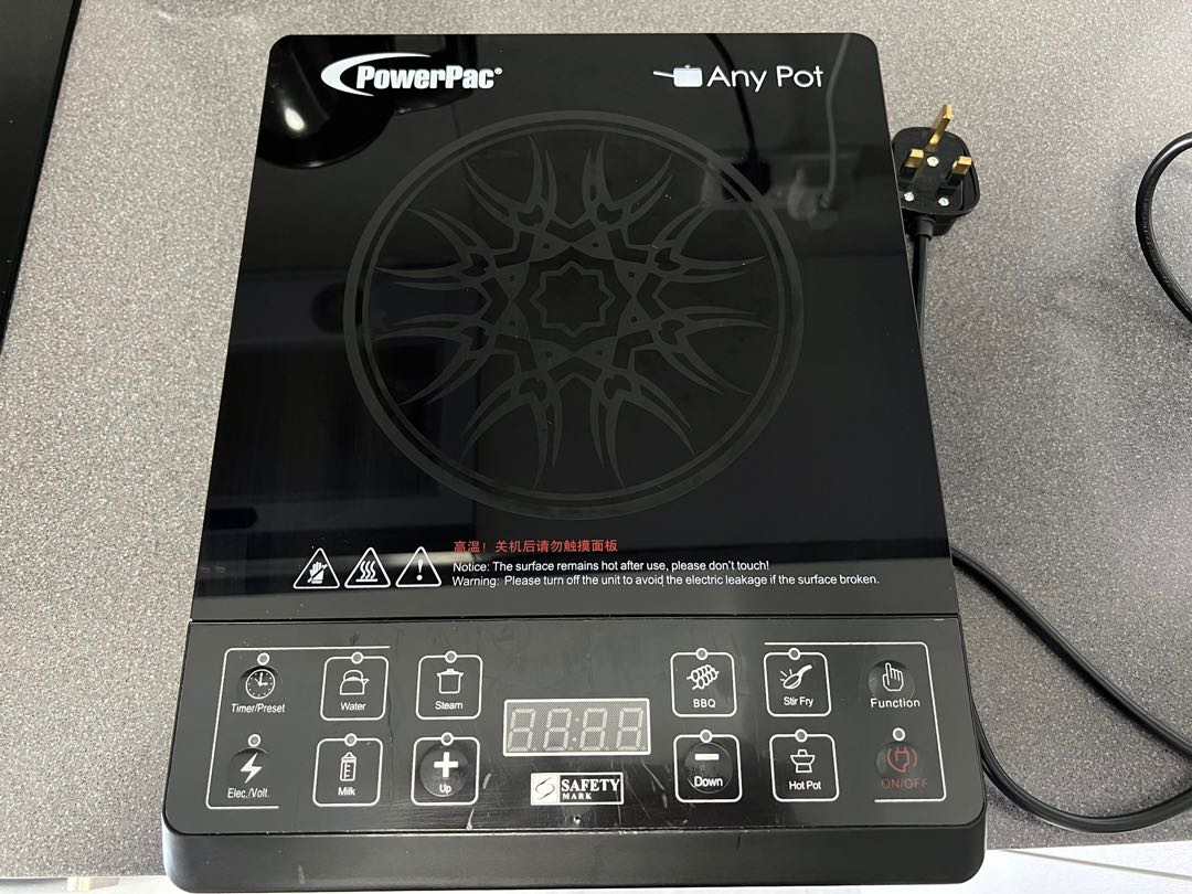 PowerPac Any Pot Ceramic Cooker/ Induction Cooker, TV & Home Appliances ...