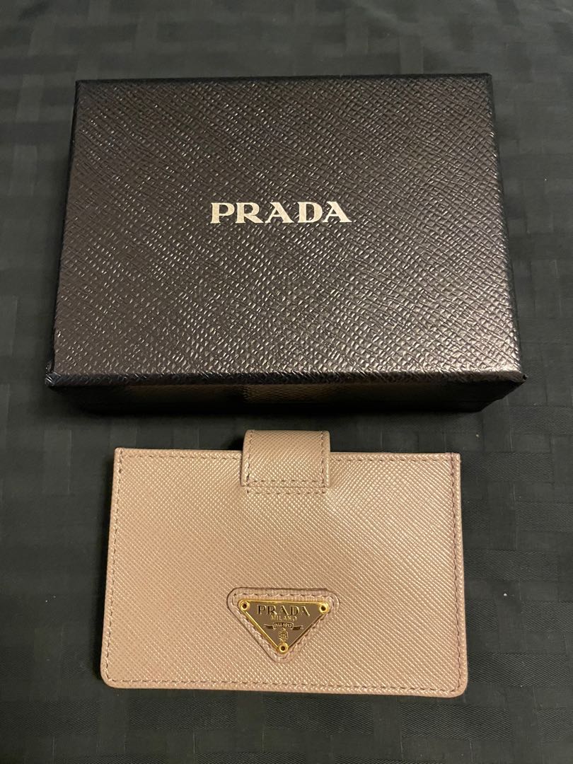 Prada card holder, Women's Fashion, Bags & Wallets, Wallets & Card ...