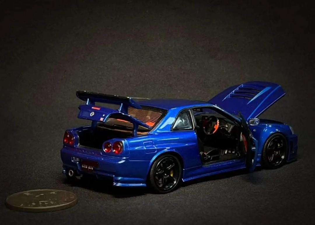 *PRE ORDER (Deposit) PGM x onemodel - 1/43 Nissan R34 GT-R Z-tune ...