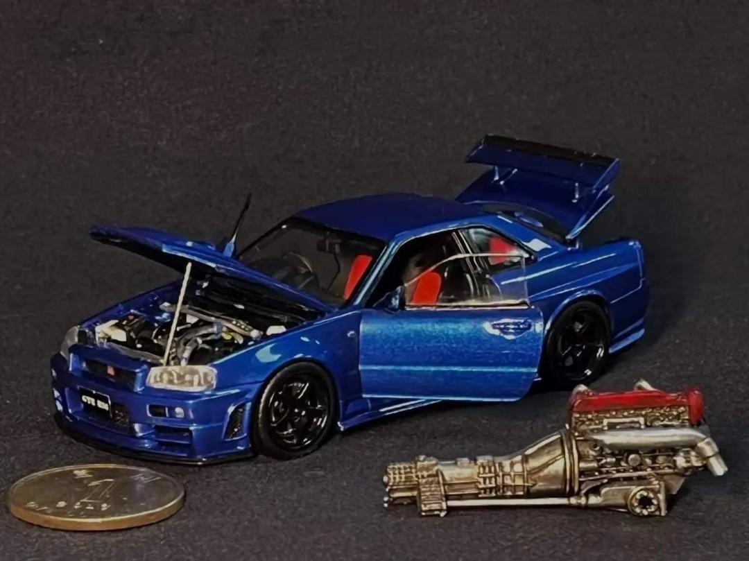 *PRE ORDER (Deposit) PGM x onemodel - 1/43 Nissan R34 GT-R Z-tune ...