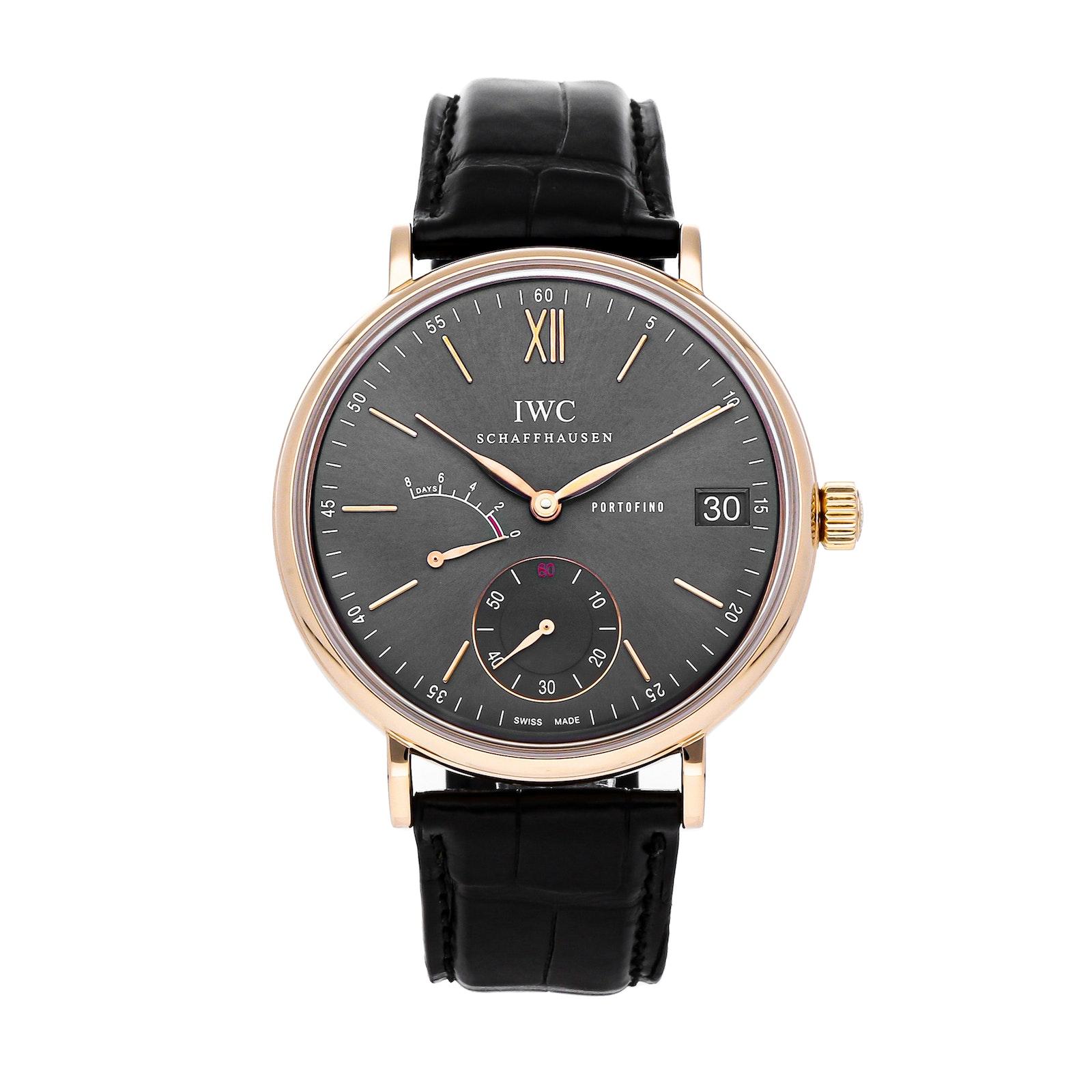 Pre-Owned IWC Portofino Hand-Wound Eight Days IW5101-04, Luxury ...