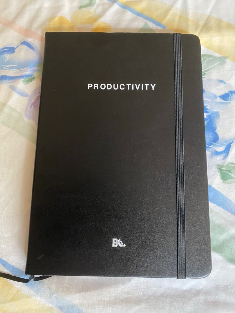 Productivity Classic Matte Black Leather Notebook, Computers & Tech ...