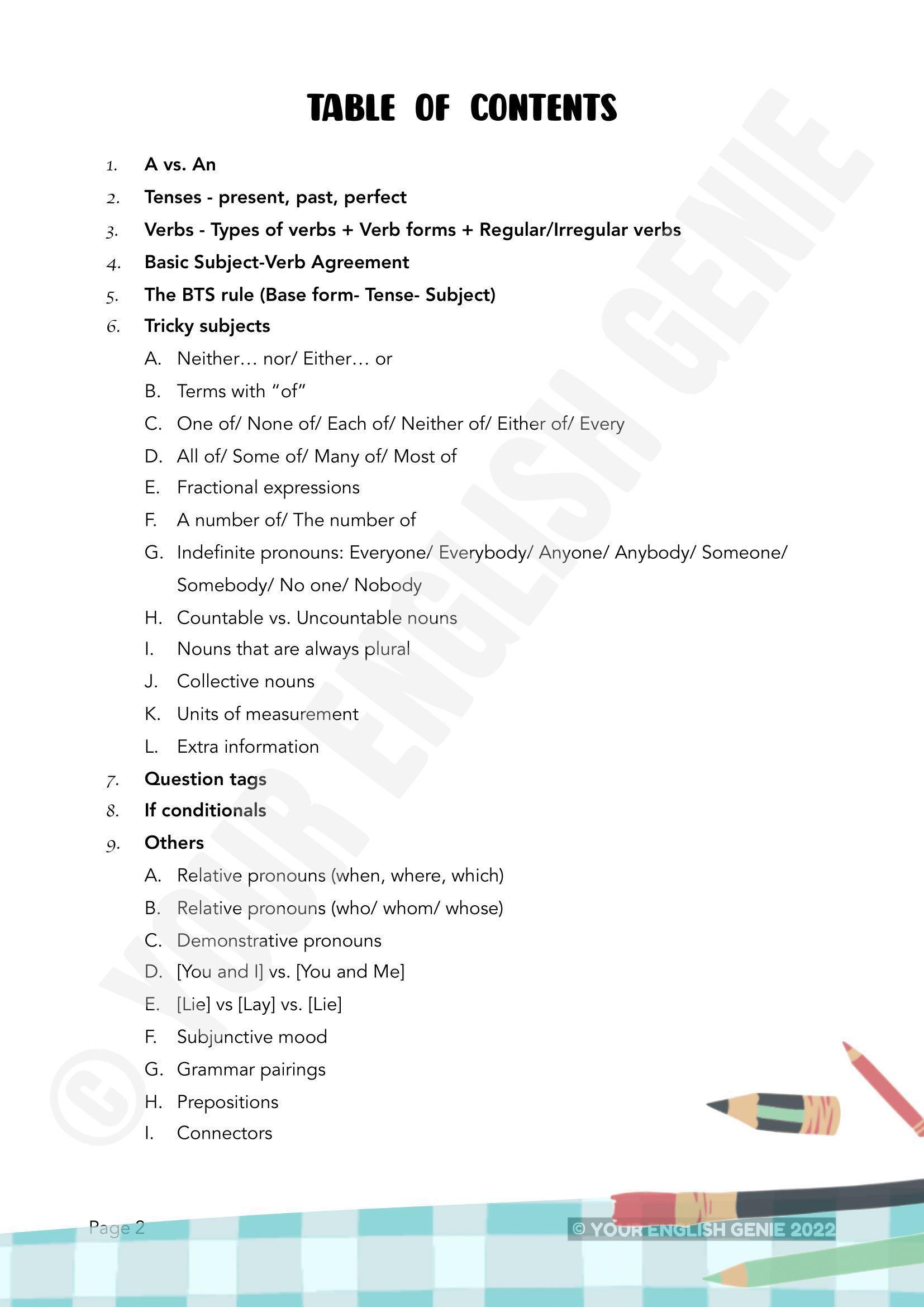 PSLE Grammar Guide / Notes + Practice Questions (Primary English ...