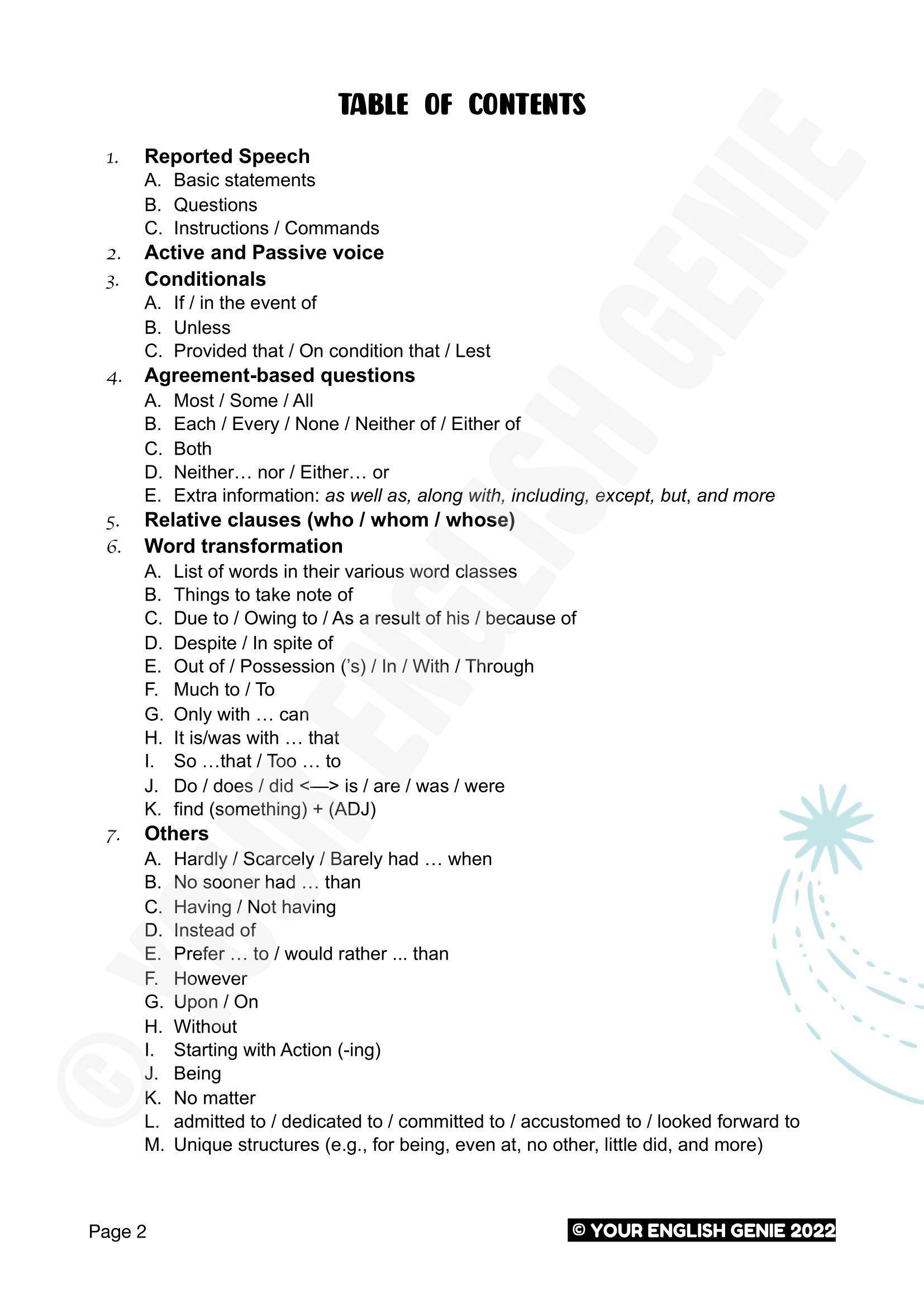 PSLE Synthesis Guide / Notes + Practice Questions (Primary English ...