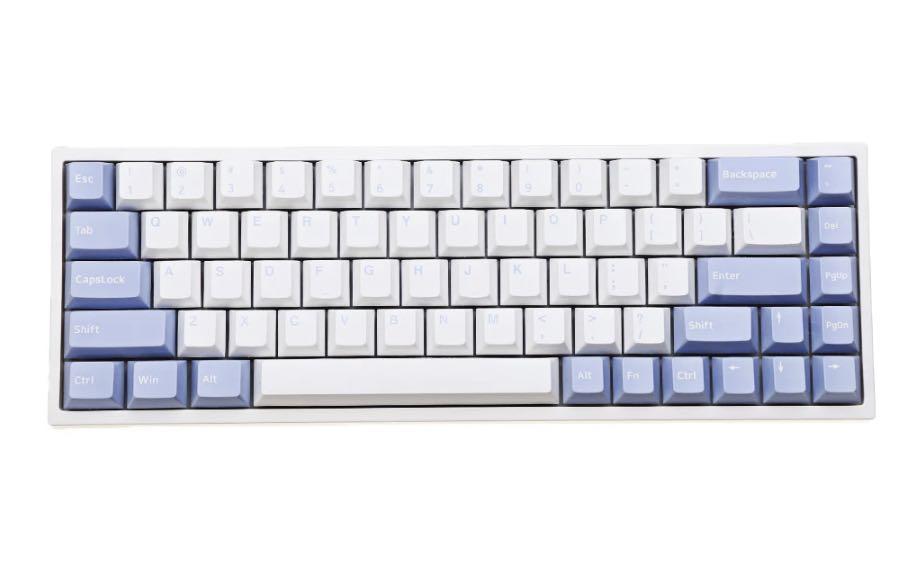 Light blue/white keycaps cherry profile, Computers & Tech, Parts ...