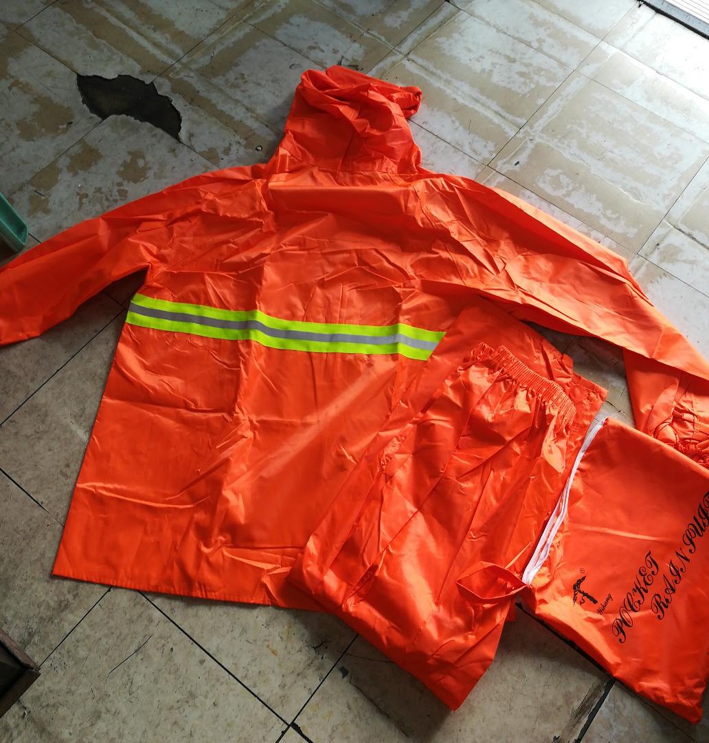 Reflective Rain Coat with Pants With Reflector Strip Quality Rain Coat ...