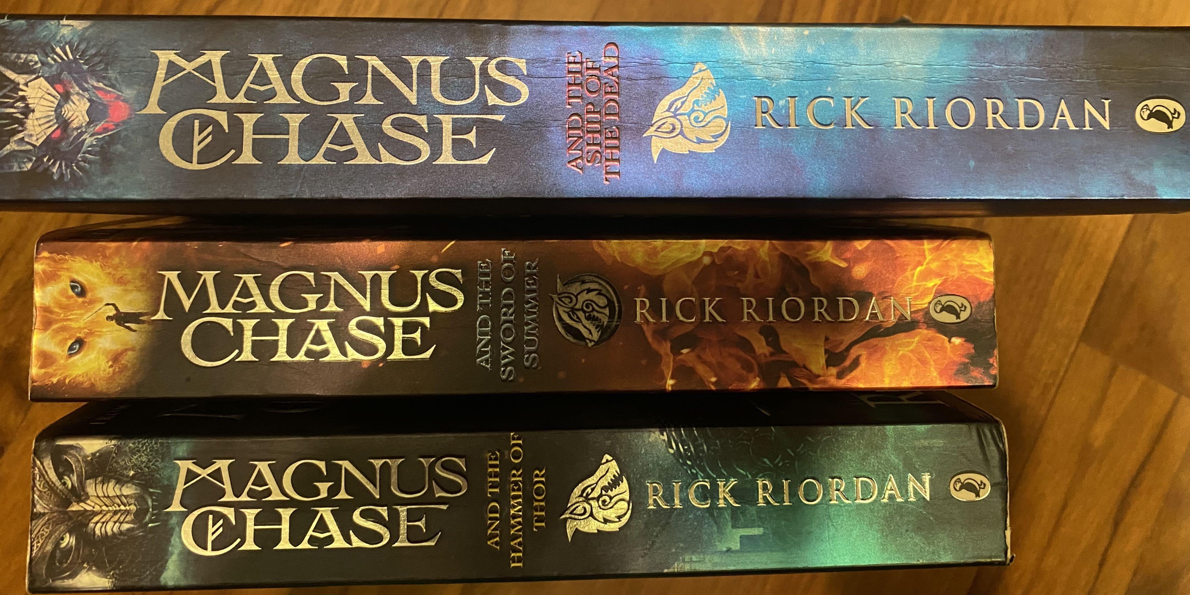 Rick Riordan Magnus Chase series, Hobbies & Toys, Books & Magazines ...