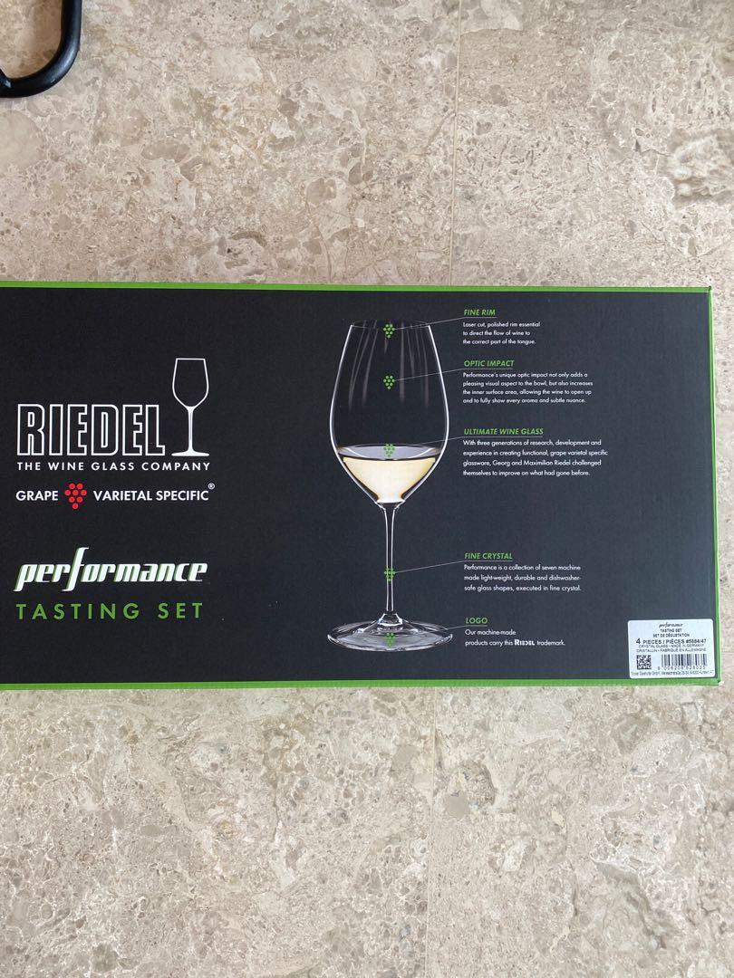 Riedel Performance Tasting Set wine glasses, Furniture & Home Living ...