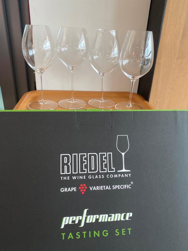 Riedel Performance Tasting Set wine glasses, Furniture & Home Living ...