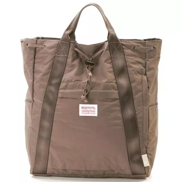 Rootote Ceoroo V2 2-Way Tote Backpack GREY, Women's Fashion, Bags & Wallets, Backpacks on Carousell