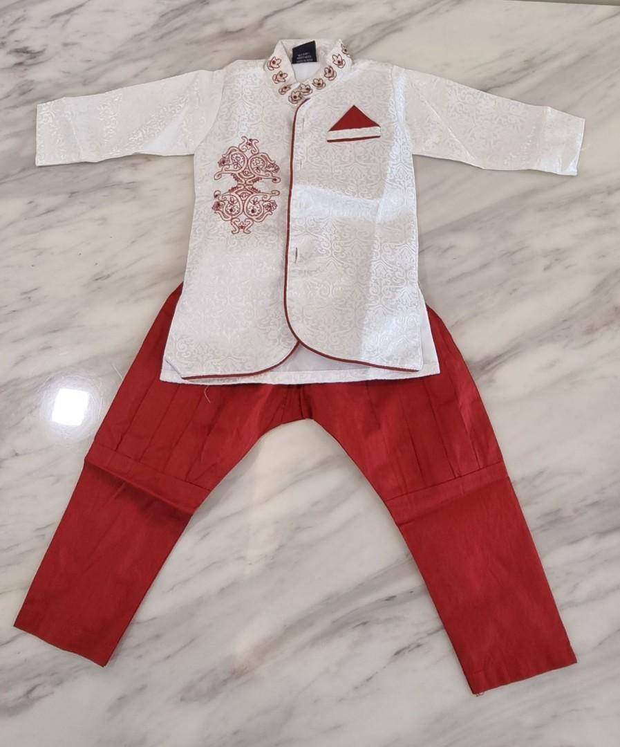 Royal Indian Ethnic / Traditional Sherwani/Jippa Set, Babies & Kids ...