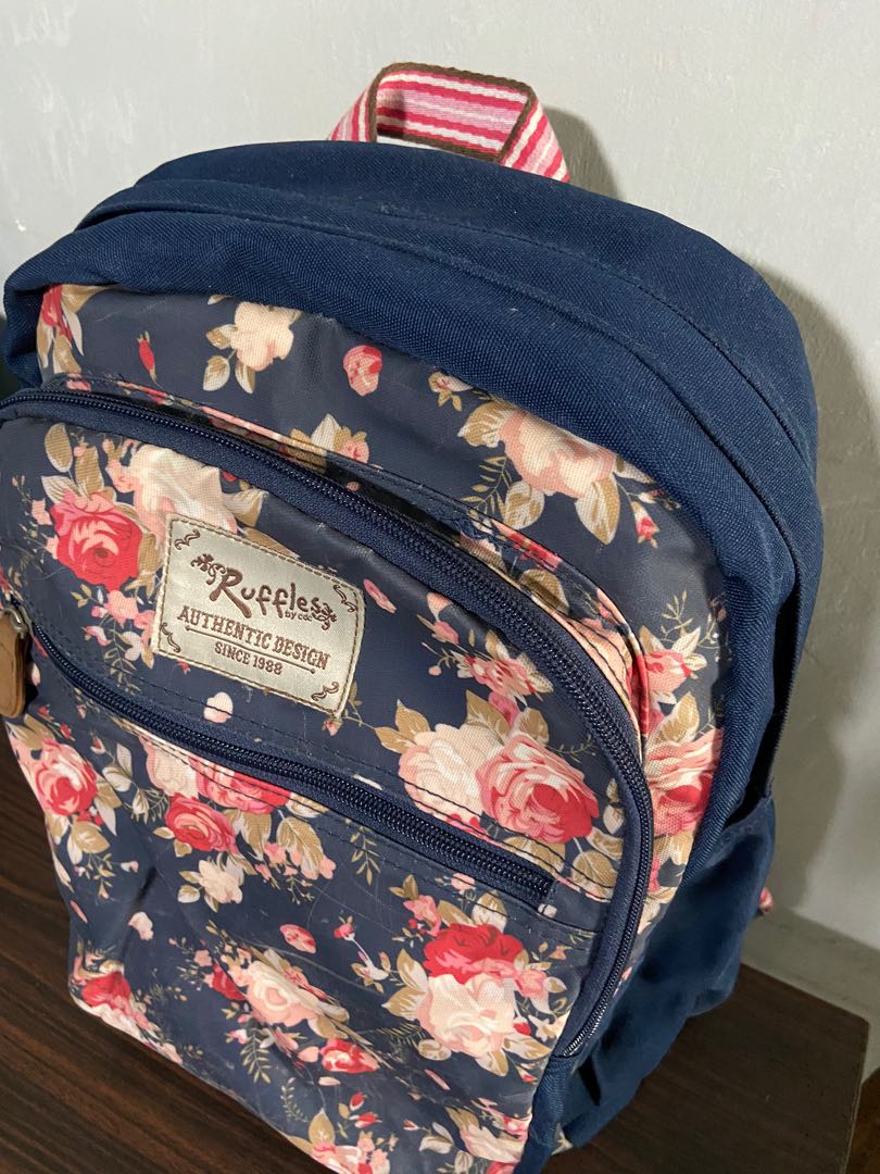 Ruffles school/work backpack, Women's Fashion, Bags & Wallets ...