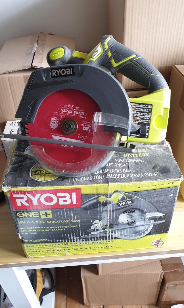 Ryobi Circular Saw 6 1/2" 18V P507, Commercial & Industrial ...
