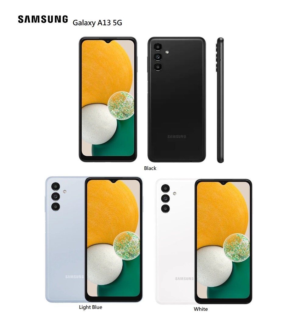 (out of stock沽清)Samsung Galaxy A13 5G, A136B/DSN, 6/128GB Dual雙卡雙待，6.5 ...