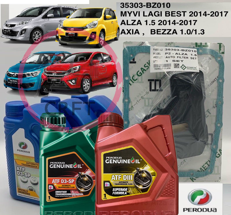 SC493 Minyak gearbox Automatic PERODUA ATF D3-SP DIII-SP with Auto ...