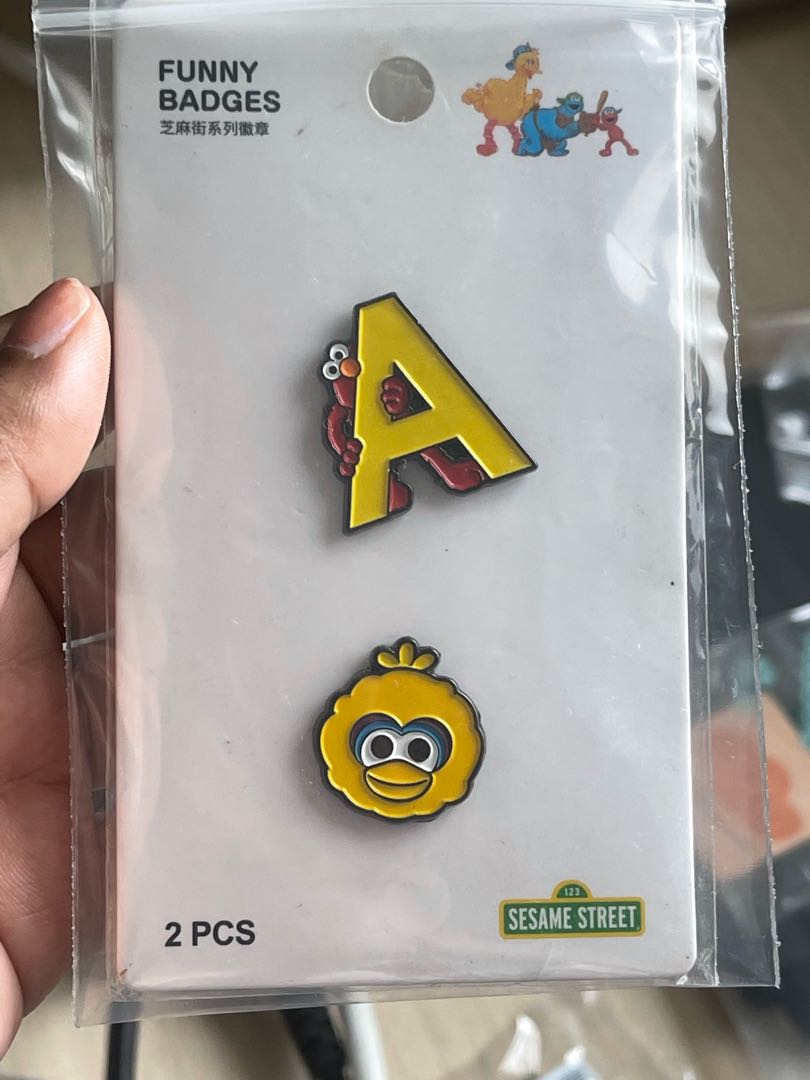 SESAME STREET PIN, Women's Fashion, Watches & Accessories, Other ...