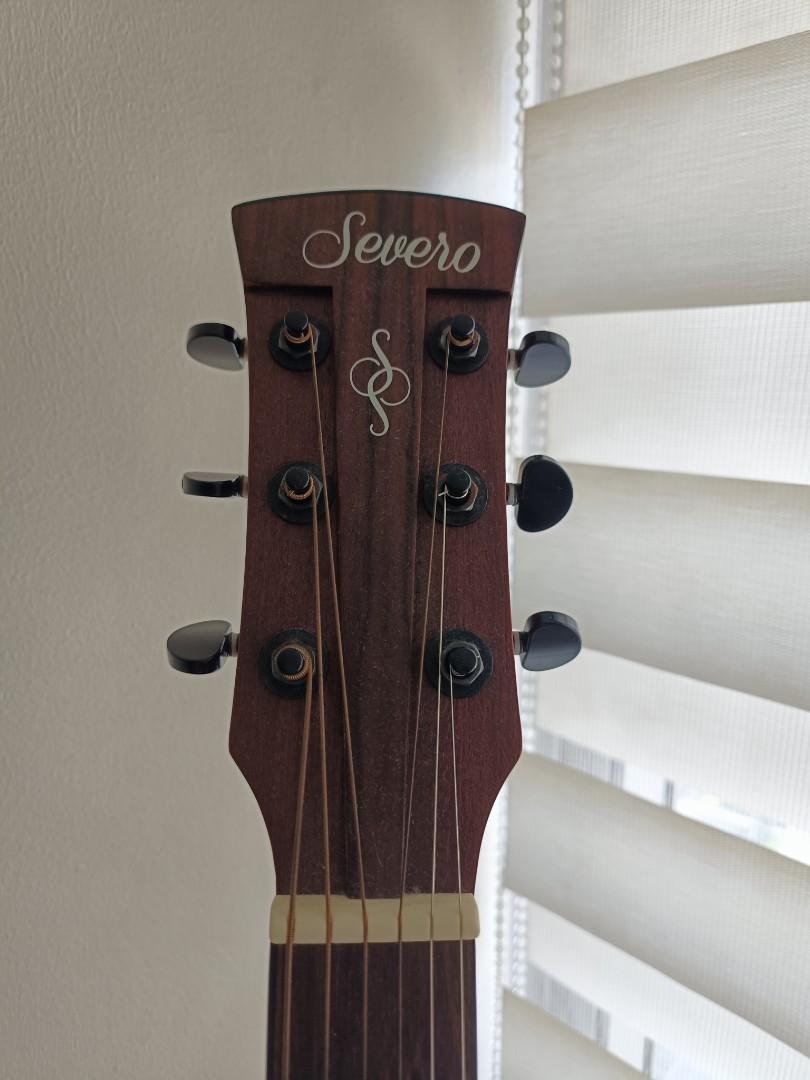 Severo Acoustic Guitar, Hobbies & Toys, Music & Media, Musical ...