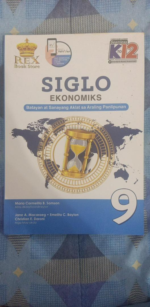 Siglo Ekonomiks By REX Book Store (Grade 9), Hobbies & Toys, Books ...