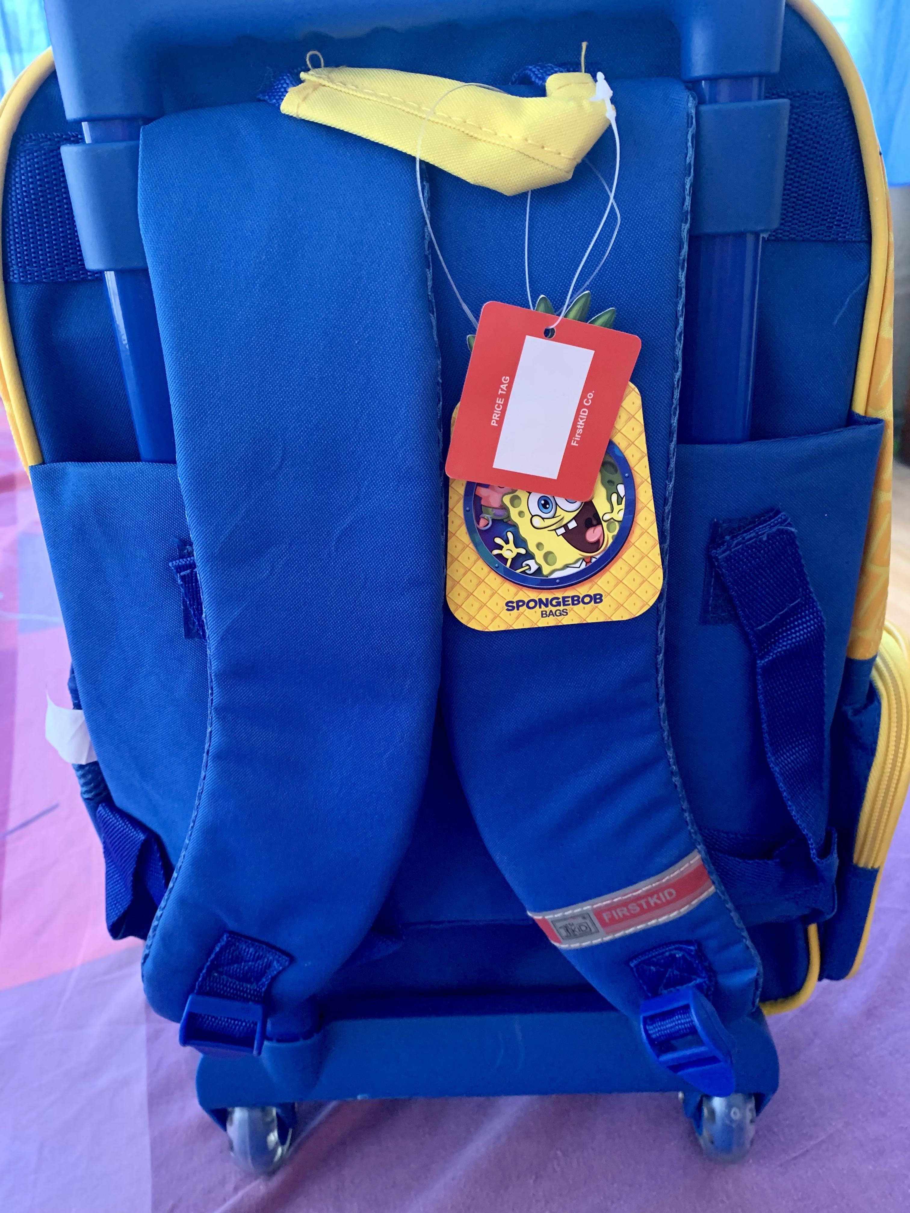 SpongeBob Trolley Backpack, Babies & Kids, Babies & Kids Fashion on ...