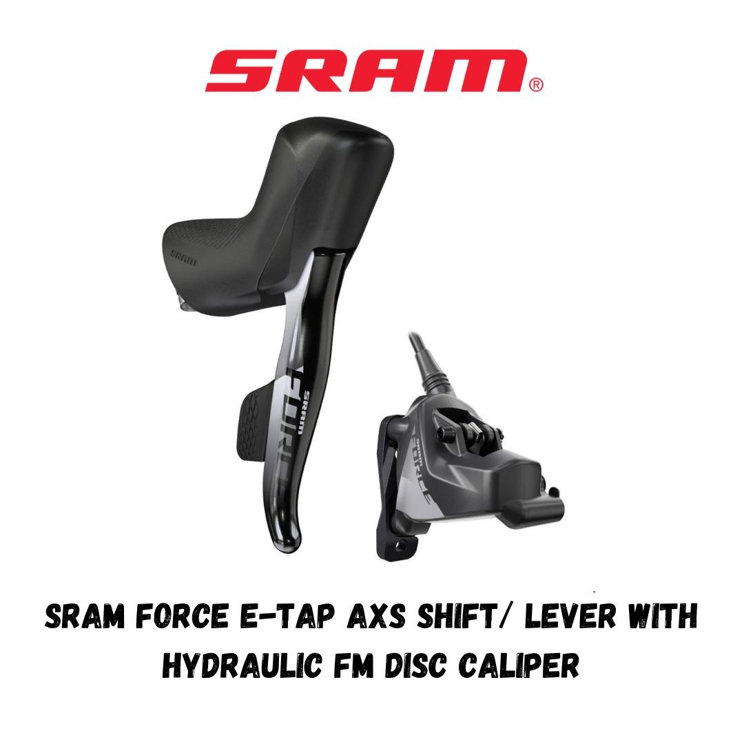 SRAM Force E-Tap AXS Shift/ Lever With Hydraulic FM Disc Caliper ...
