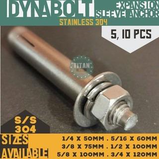 Stainless Dynabolt aka Sleeve Anchor or Expansion Bolt, Commercial ...