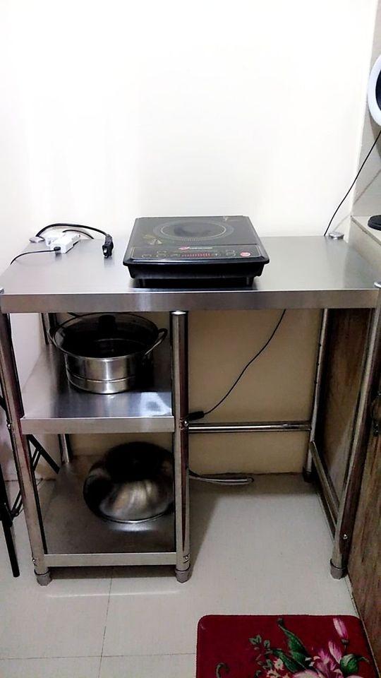 Stainless Steel Gas Stove Stand Heavy Duty Kitchen Oven Rack, Furniture ...