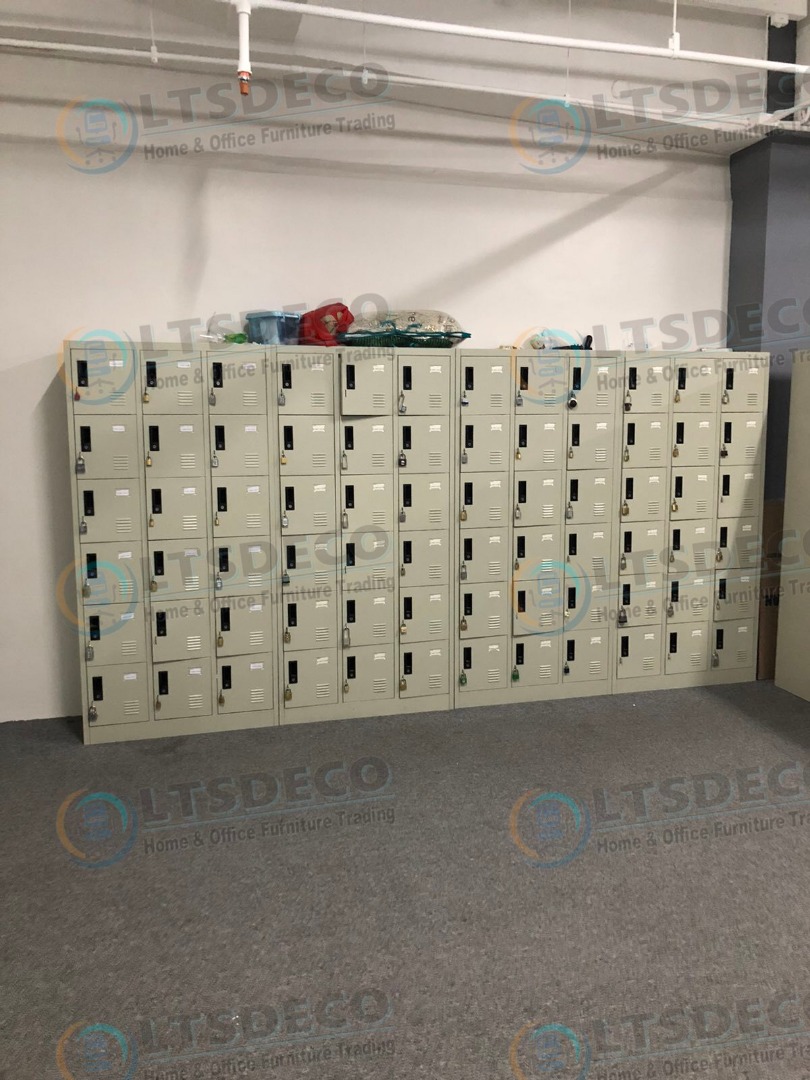 steel locker office partition and furniture, Furniture & Home Living ...